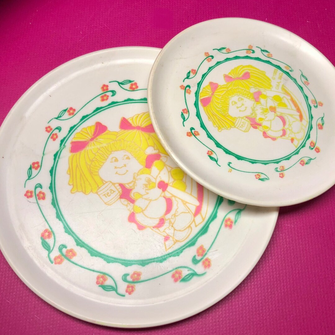 80s Cabbage Patch Kids Play Dishes Lot of 2 80s CPK - Etsy