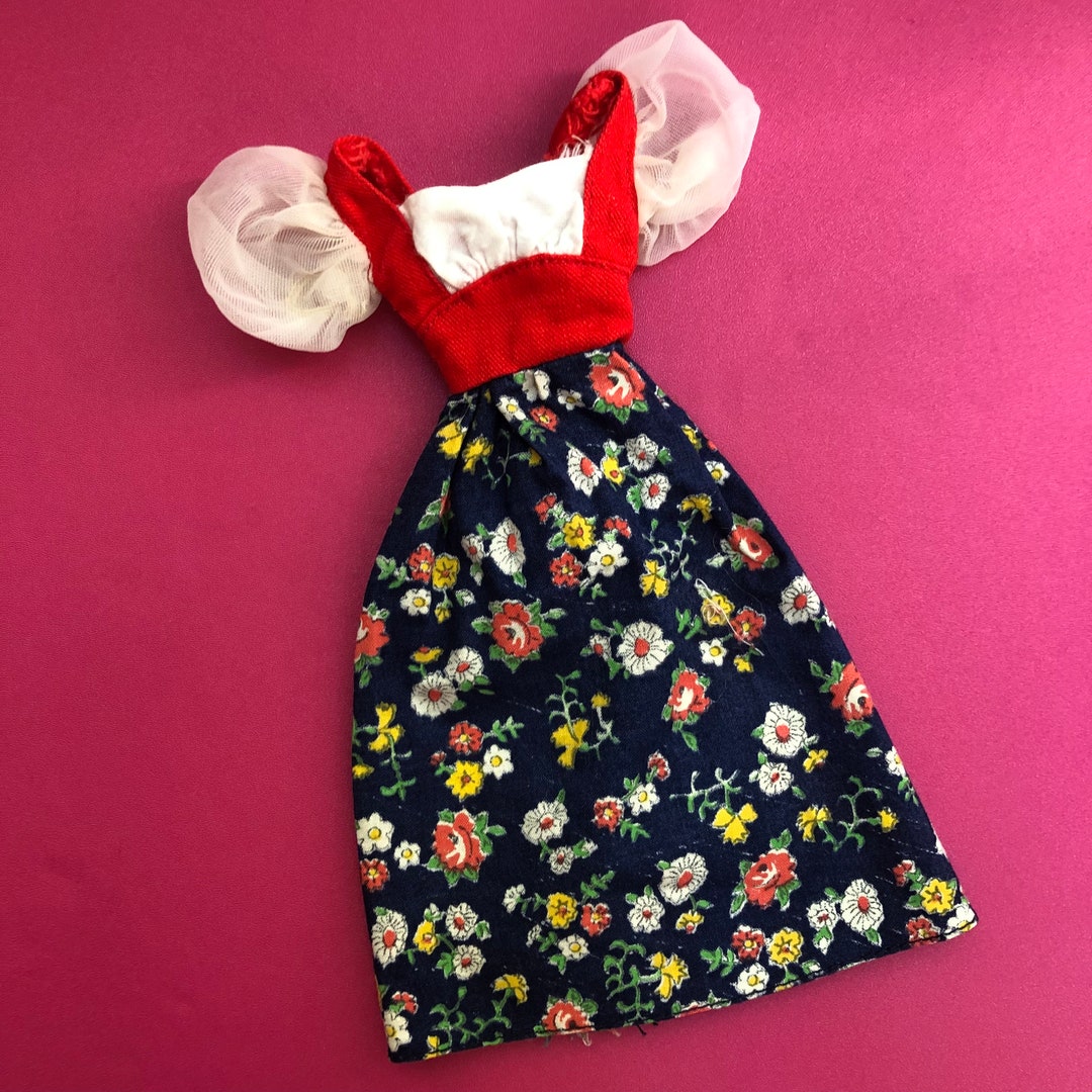 1974 Barbie Peasant Dress 7755 BEST BUY FASHION 70s Mod Era Mattel ...