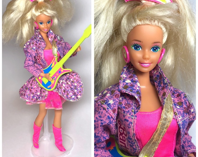 1989 Barbie & the Beat Doll - Near Complete - Glow in the Dark Outfit ...