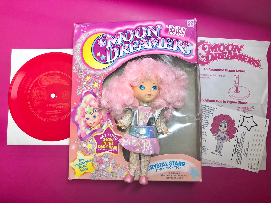 Moon Dreamers CRYSTAL STARR Doll - With Original Box & Inserts - Near Complete - 80s, Hasbro - Etsy