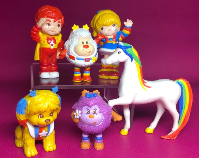 80s Rainbow Brite Mini PVC Figures - Pick Your Own - Hallmark - Etsy