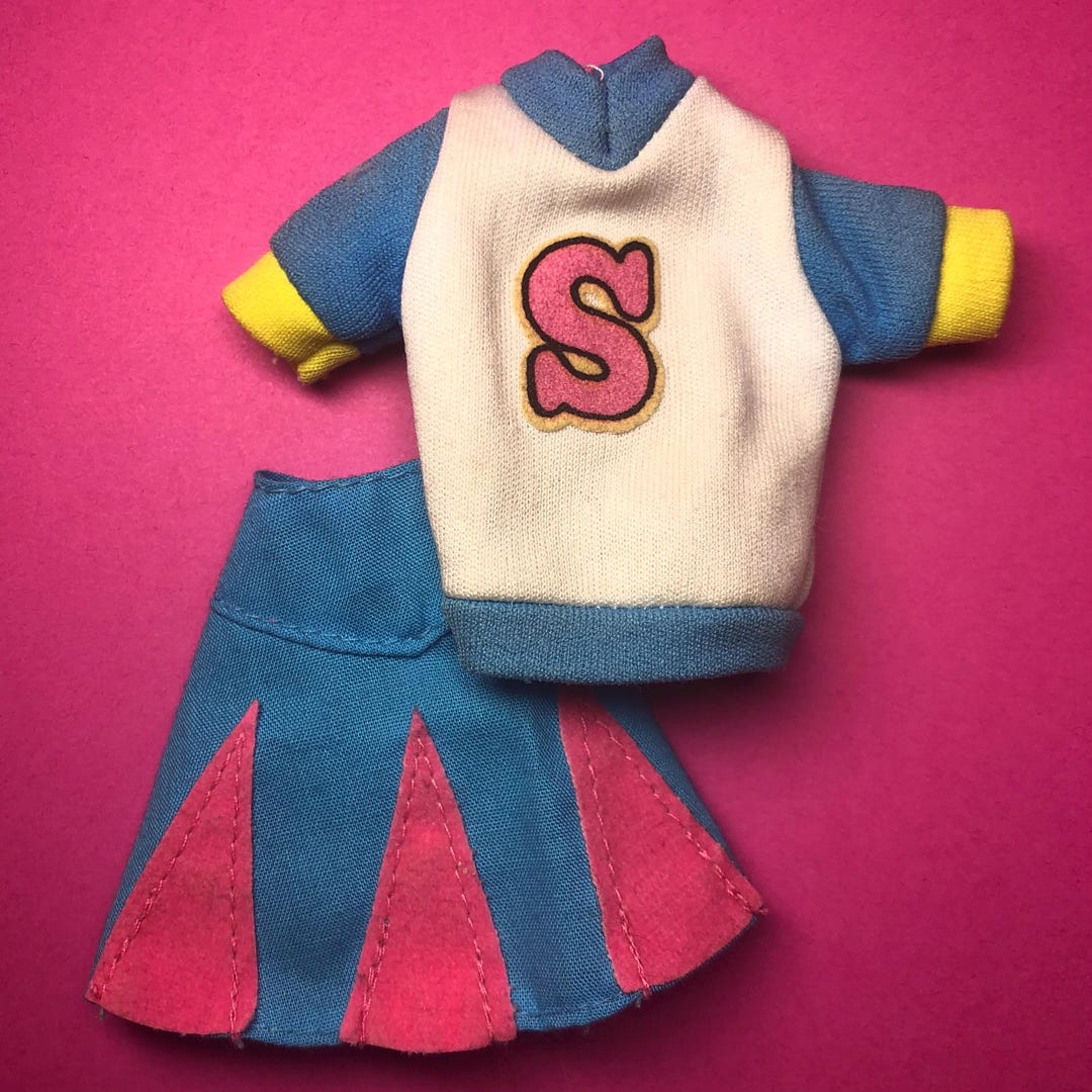 90s Skipper Cheerleader Fashion - Barbie - Mattel - Vintage - Etsy