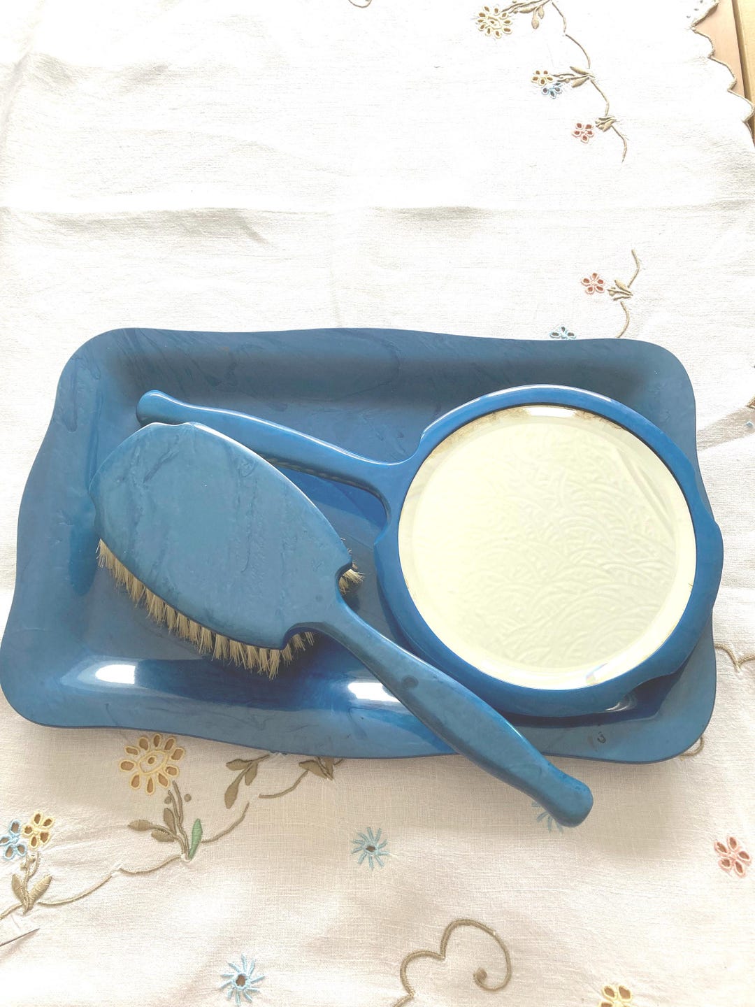 Blue Early Plastic Dressing Table Set - Etsy