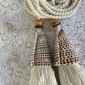 Junonia Shell Curtain Tie Backs. - Etsy