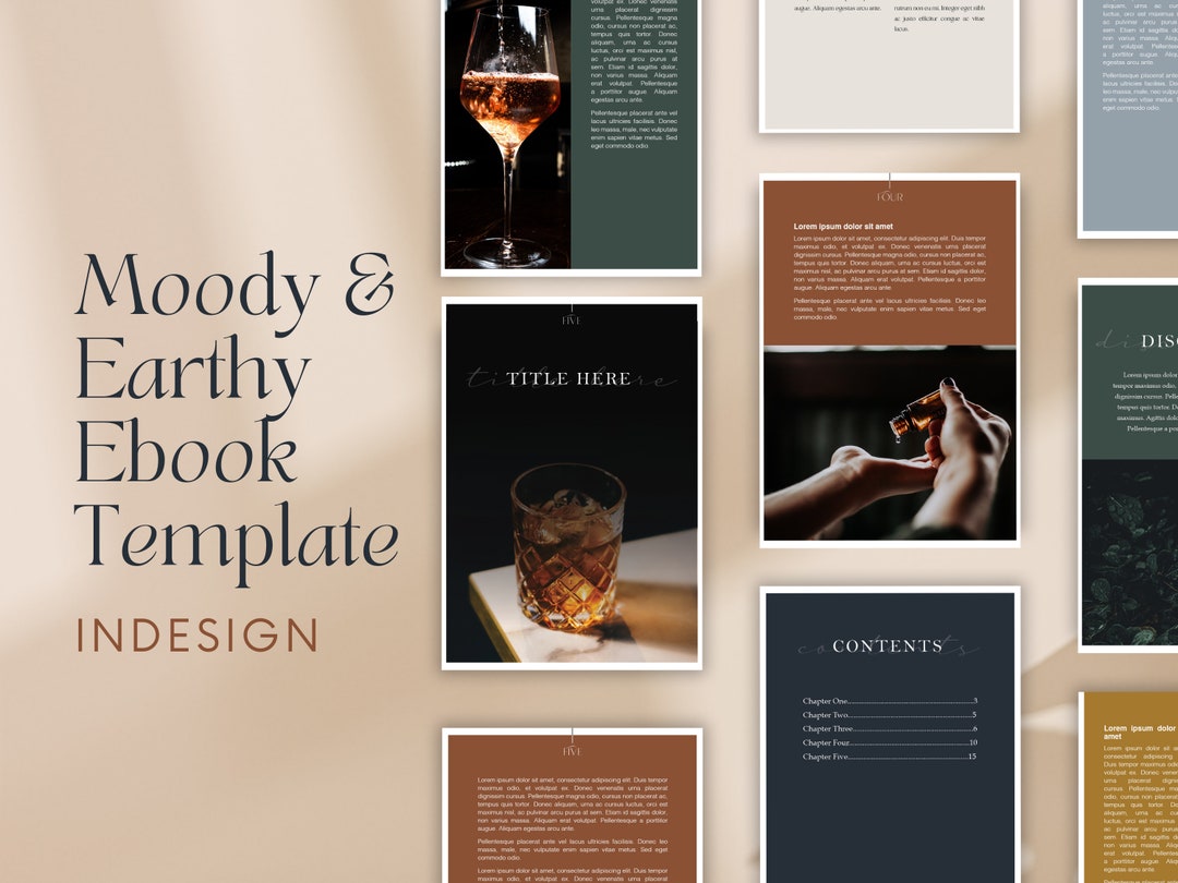 Professional Indesign Ebook Template Editable and Stylish Ebook Layout ...