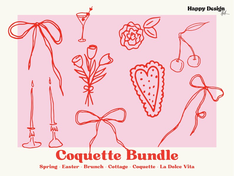 Easter Clip Art SVG Bundle, Easter PNG, Bunny Graphic, Spring SVG ...