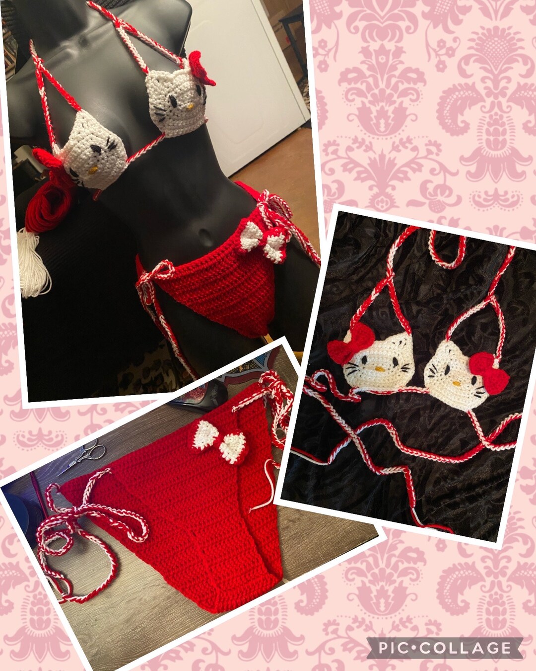 Kitty Cat Bikini Crochet Pattern - Etsy