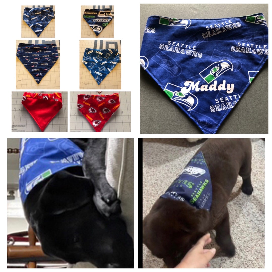 Reversible NFL Teams Slip on Dog Bandanas ; NFL Teams Dog Bandanas With ...