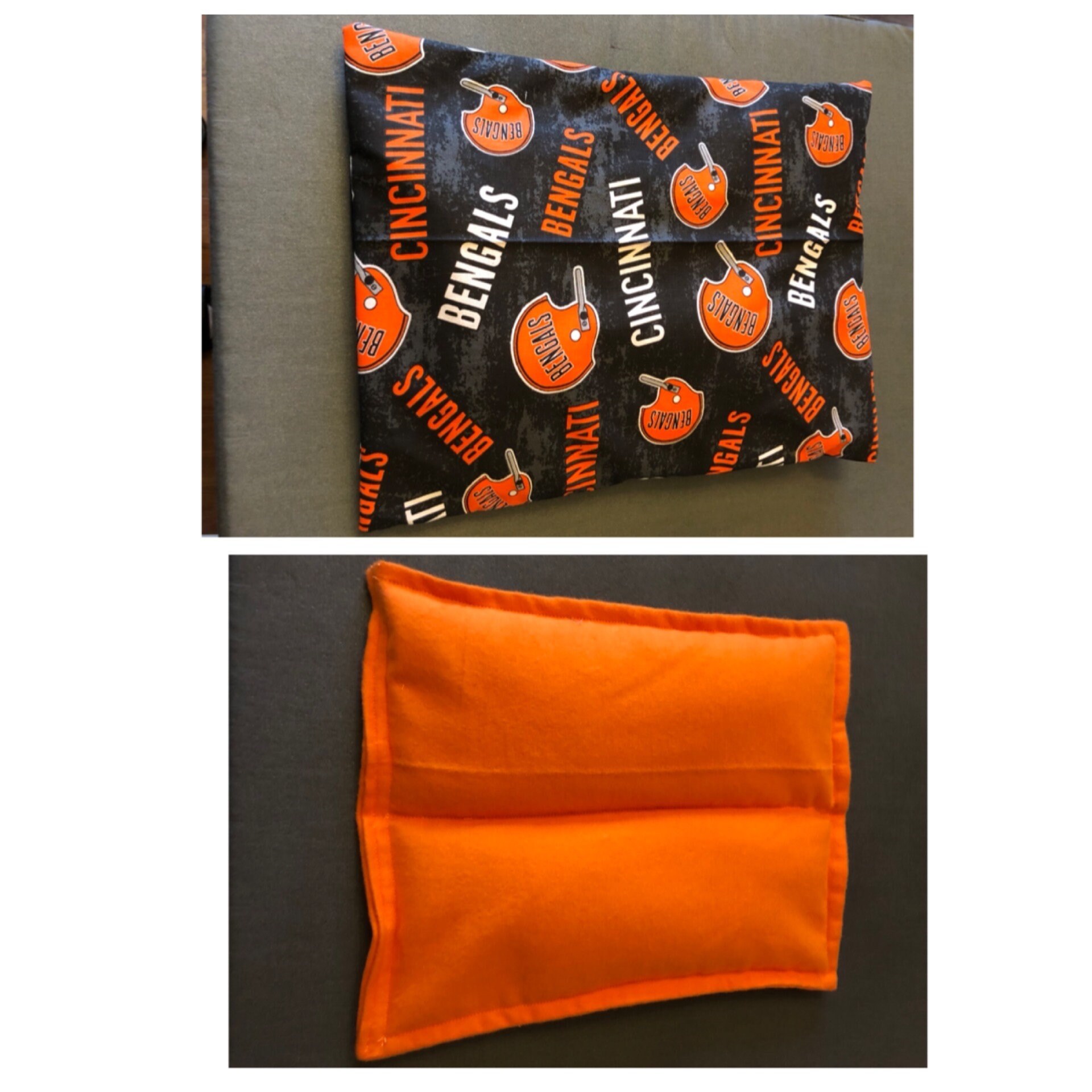 NFL Teams Therapeutic Rice Bag With Removable NFL Case; Reusable ...