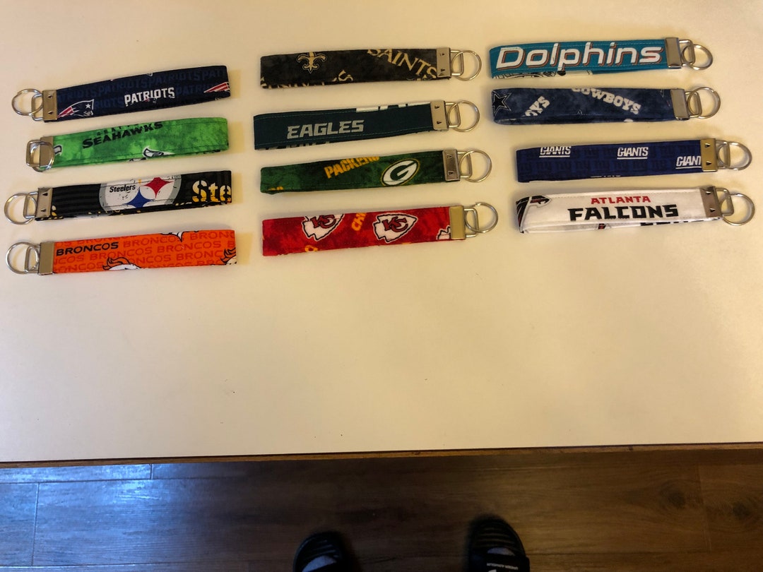 NFL Teams Key Fob / Key Chains / Wrislet Key Chains - Etsy