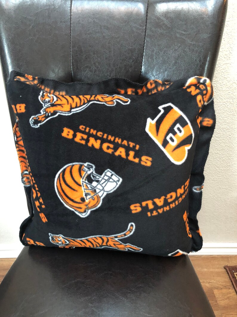 NFL Football Teams Decorative Stuffed Throw Pillow With All Around ...