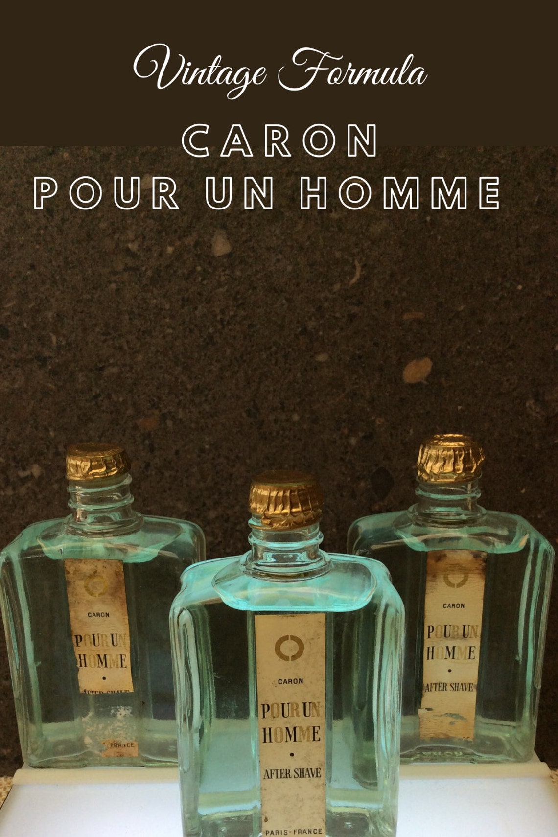 Vintage After Shave Caron Pour Un Homme Early Formula 60 - Etsy