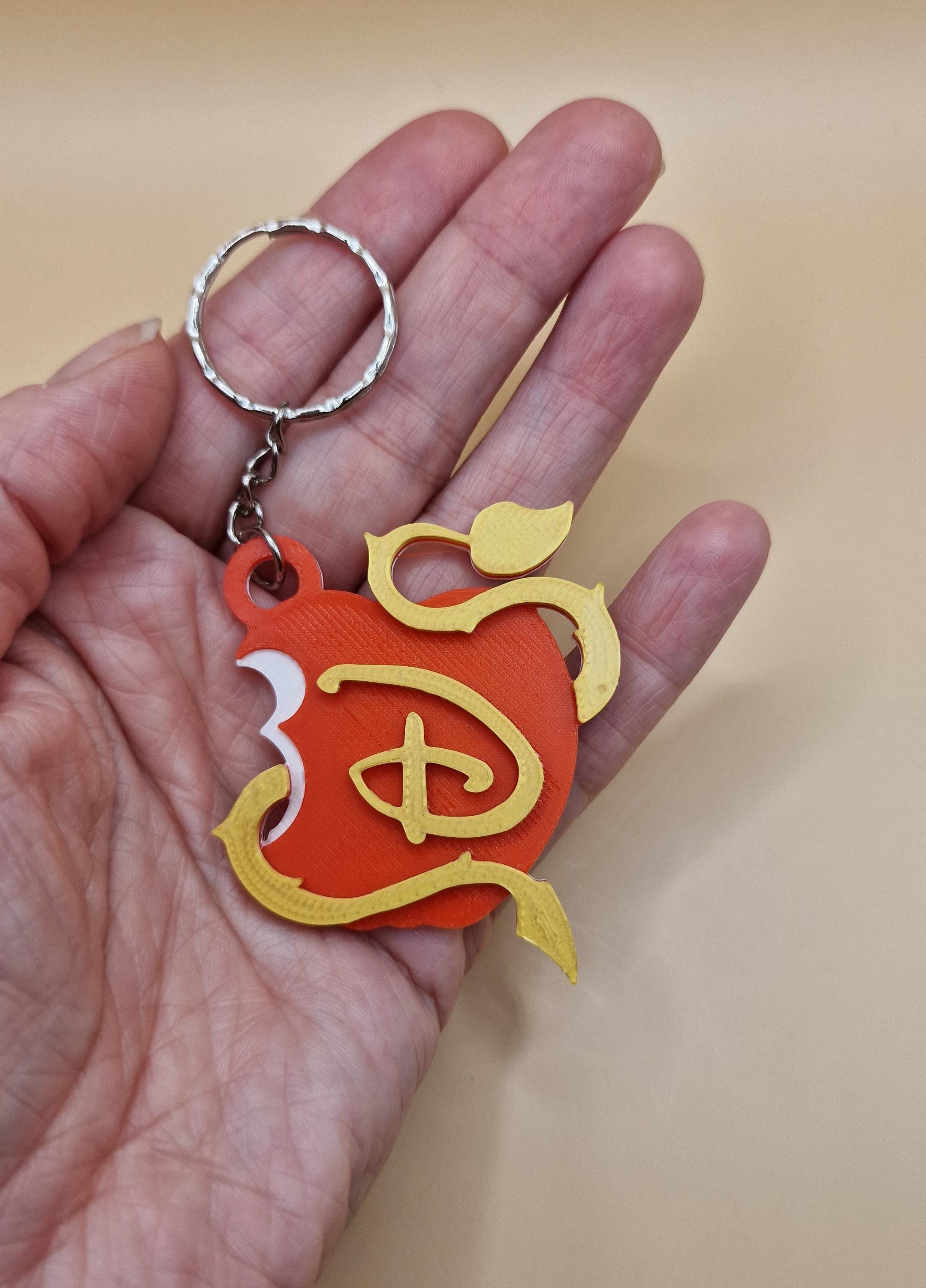 Disney Descendants 3D Printed Character Keychain - Unique Movie Fan ...