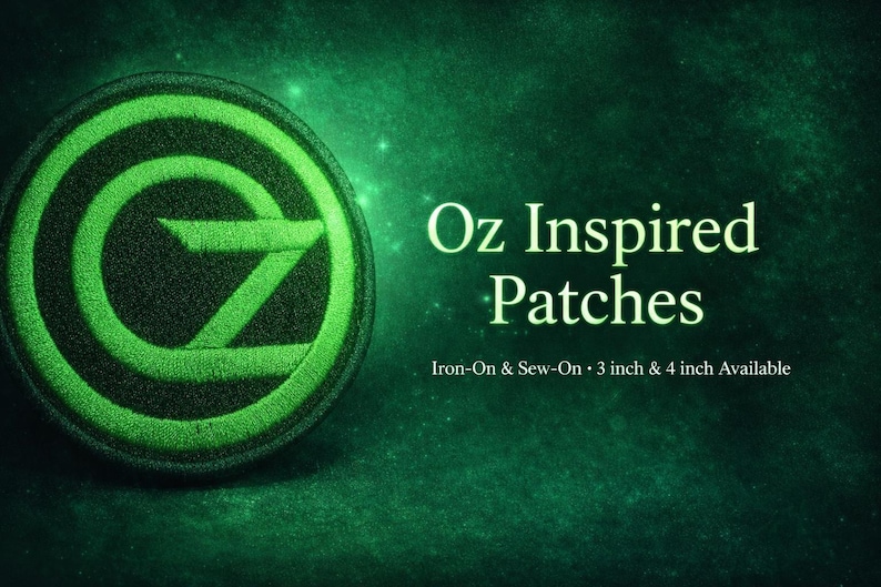 Oz Inspired Patch | Wicked & Wizard of Oz Inspired Embroidered Patch ...