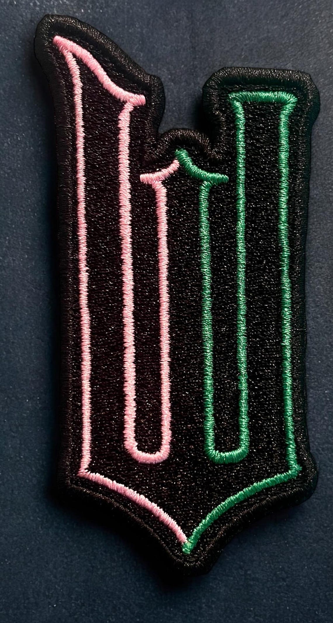 Wicked & Wizard of Oz Inspired Embroidered Patch | Pink Green W Patch ...
