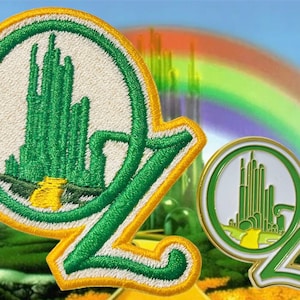 Wizard of Oz Inspired Patch and Enamel Pin Oz Patch the - Etsy