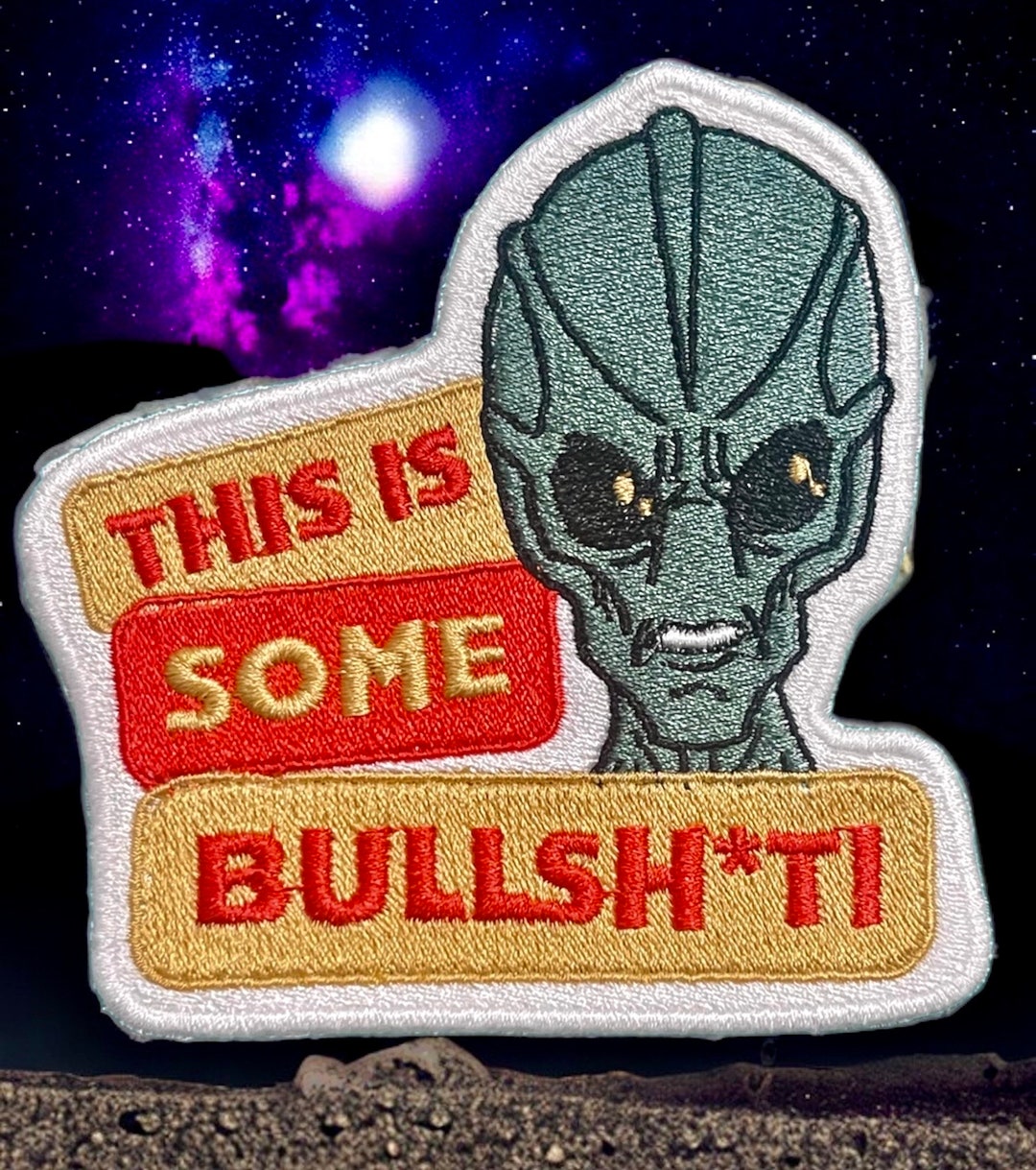 Resident Alien Patc | This is Some Bull.. Patch - Etsy