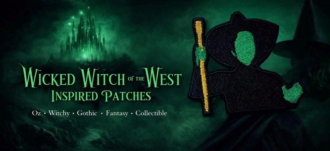 Wicked Witch of the West Inspired Patch | Oz Patch | Wizard of Oz ...