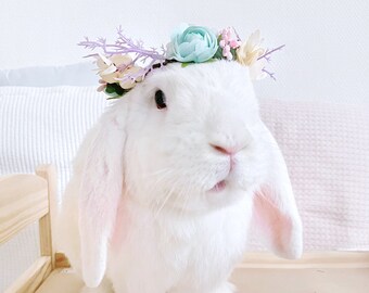 Rabbit Flower Crown | Etsy