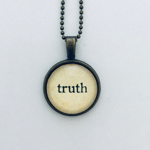 Truth Necklace - Etsy