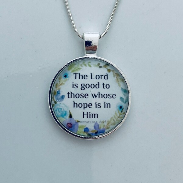 Scripture Necklace - Etsy