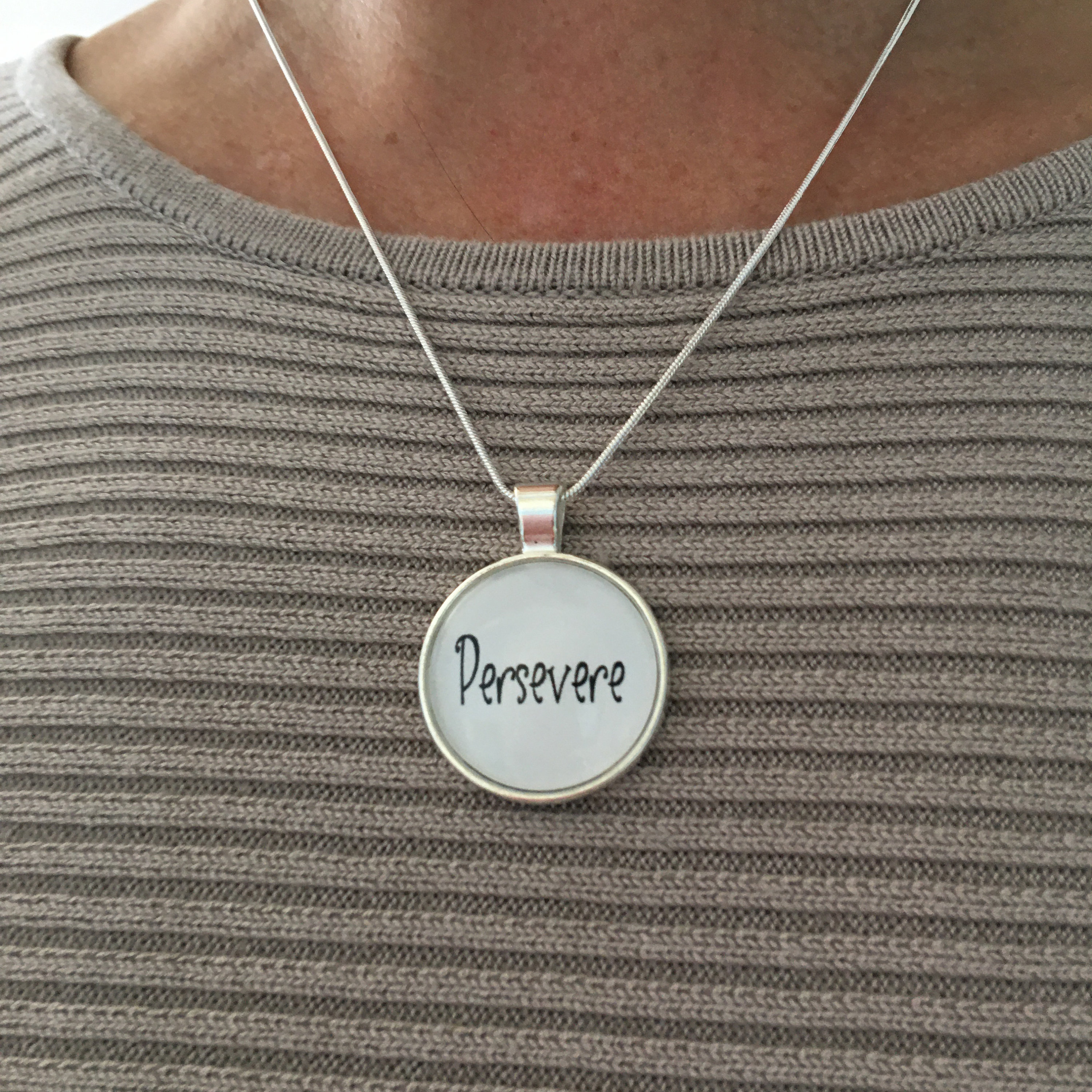 Resilience Necklace Word of the Year Meaningful Gift for | Etsy