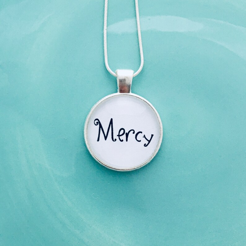 Mercy Necklace Mercy Jewelry Best Friend Birthday Gifts for - Etsy