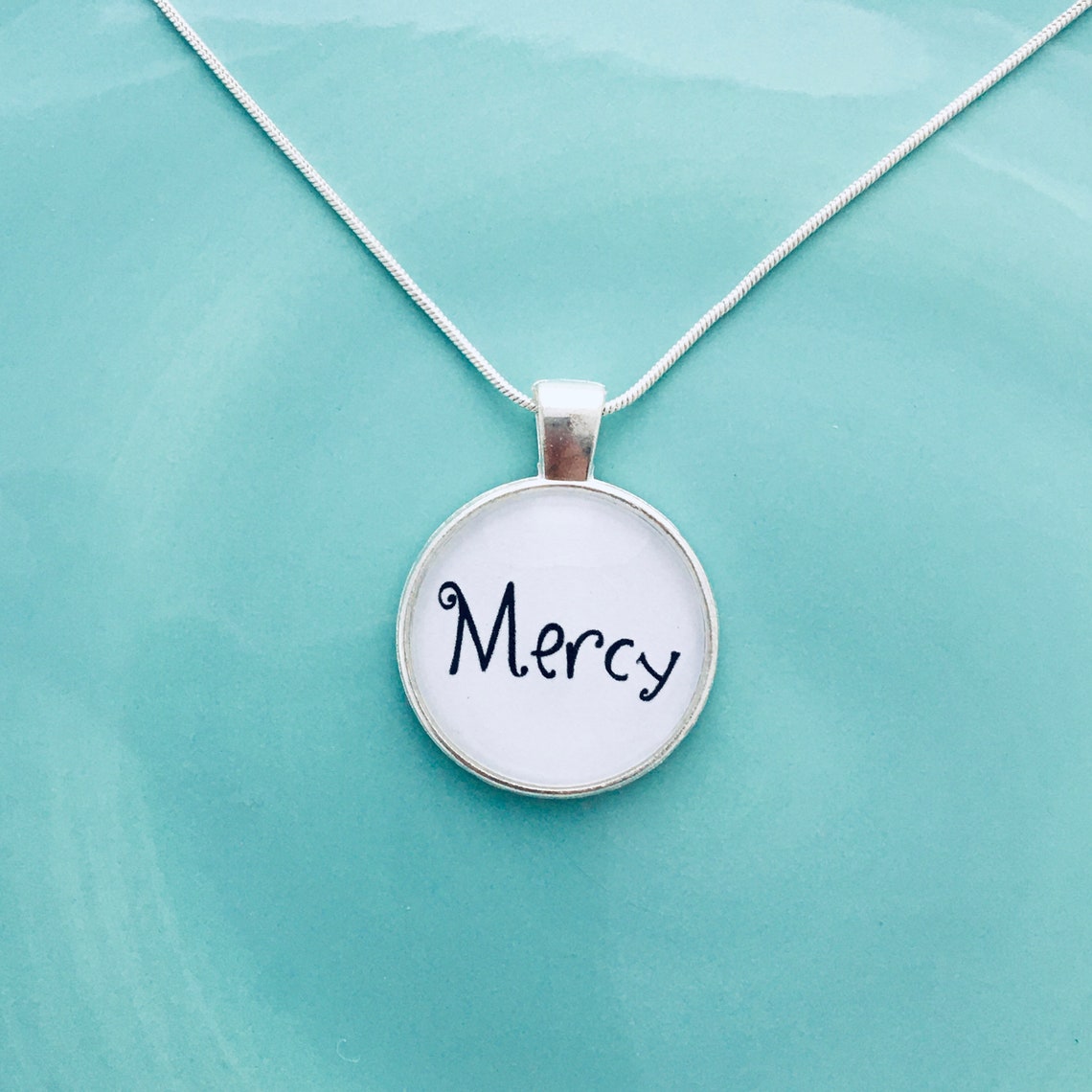 Mercy necklace mercy jewelry best friend birthday gifts for | Etsy