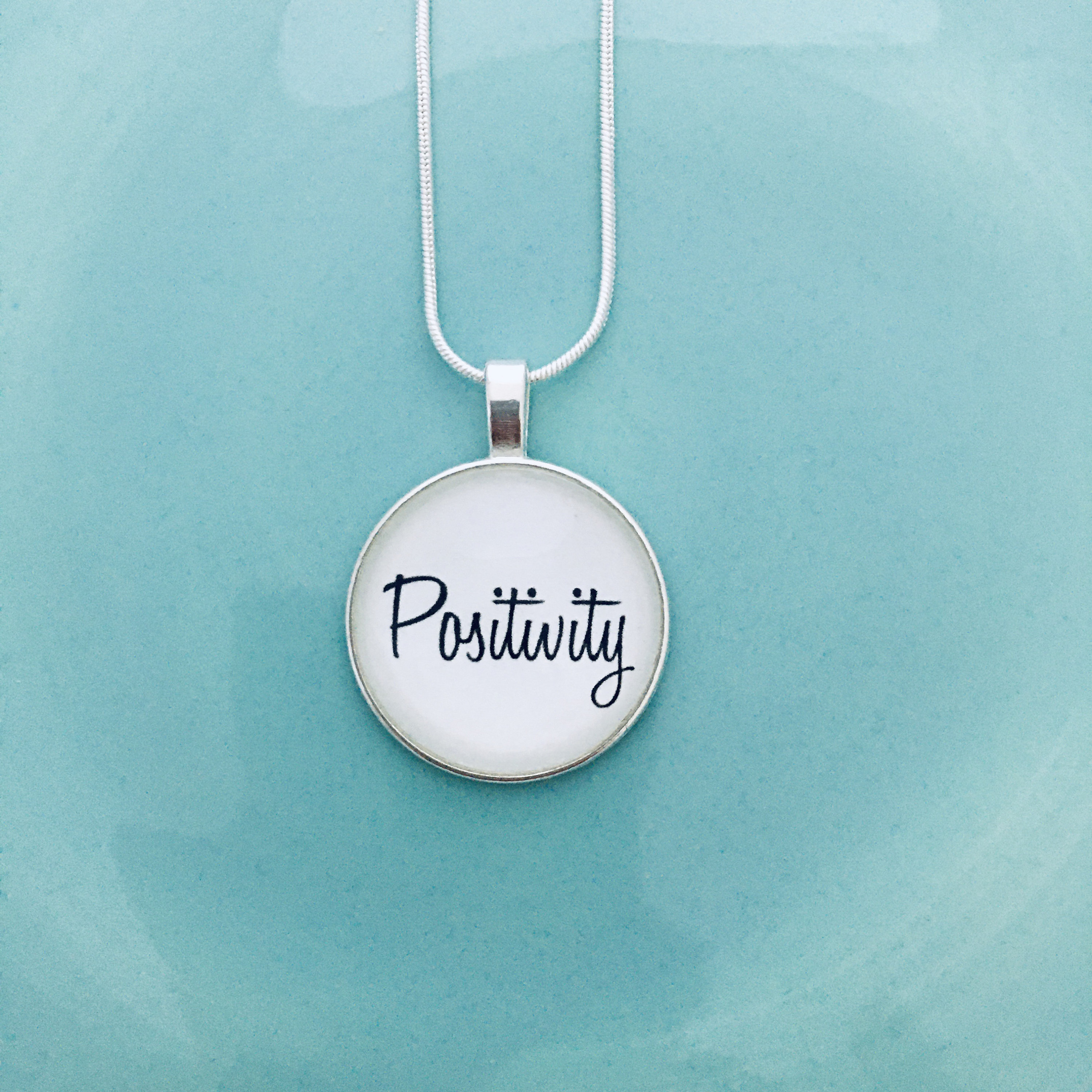 Positivity Necklace for Women Positive Word Gift Meaningful - Etsy