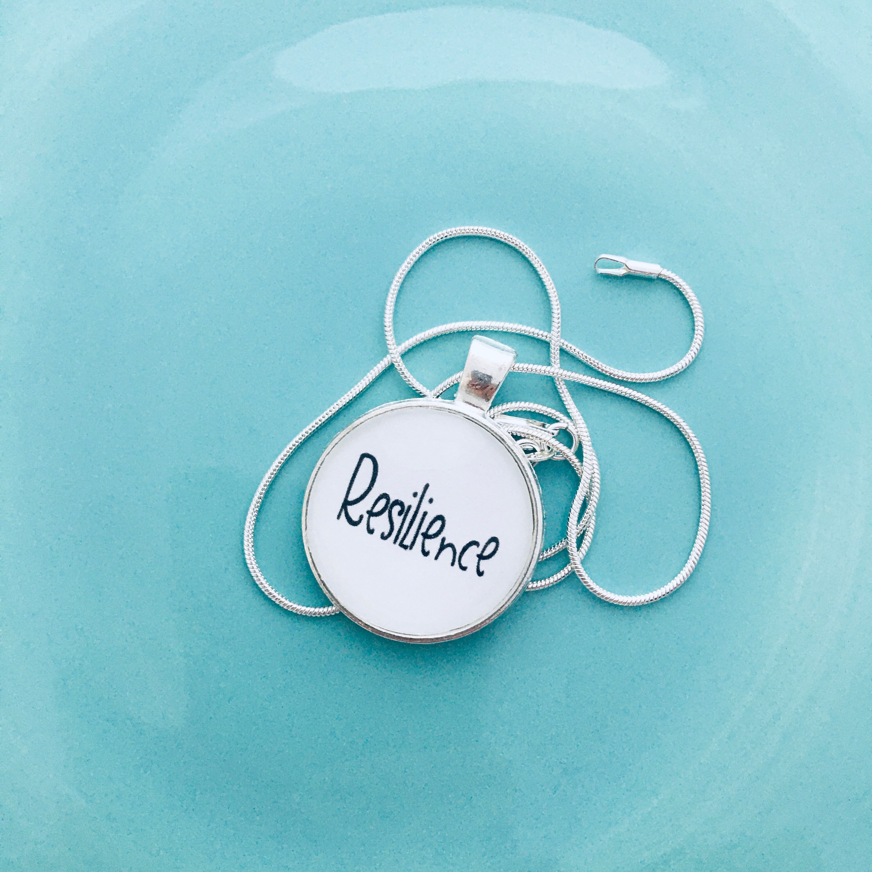 Resilience Necklace Word of the Year Meaningful Gift for | Etsy