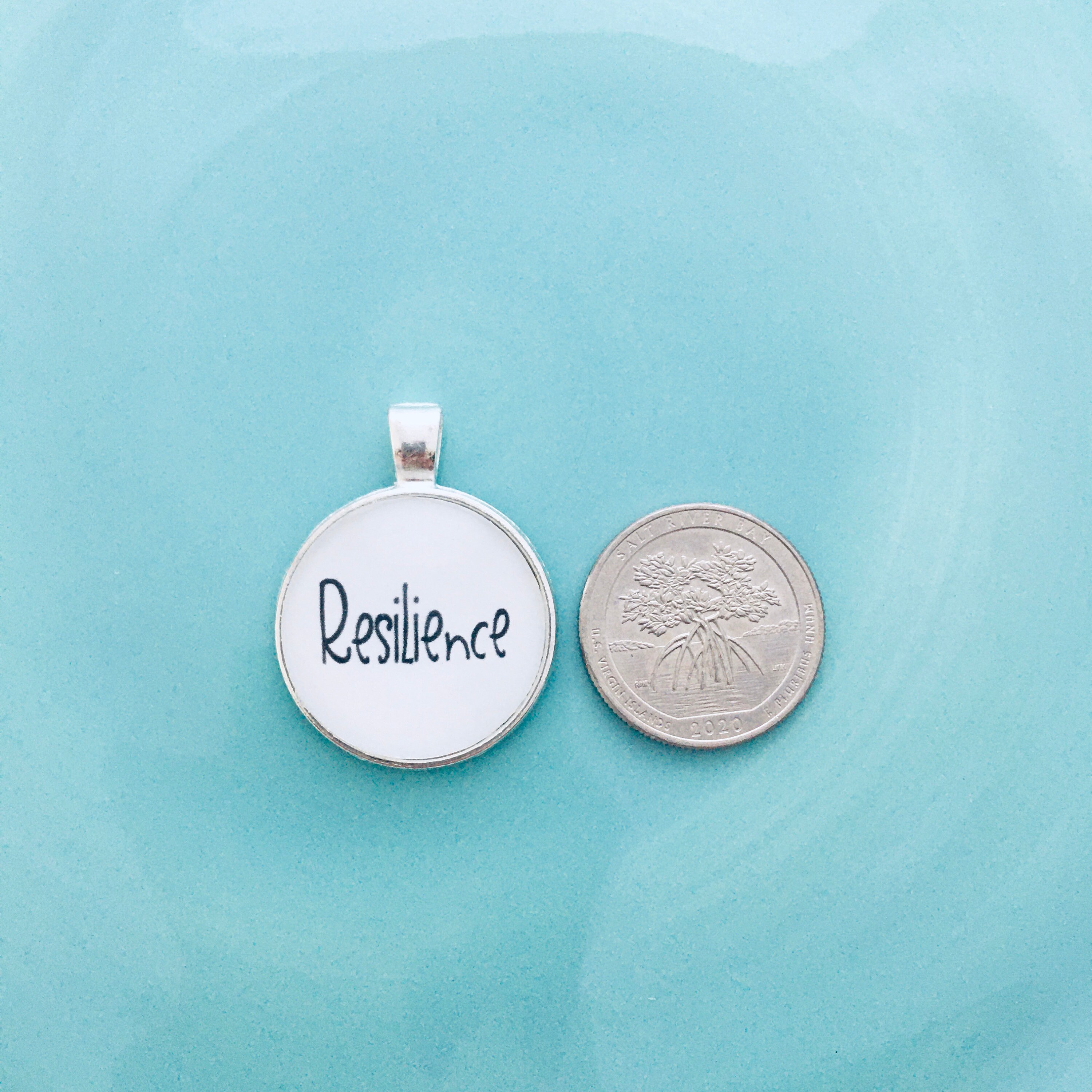 Resilience Necklace Word of the Year Meaningful Gift for | Etsy