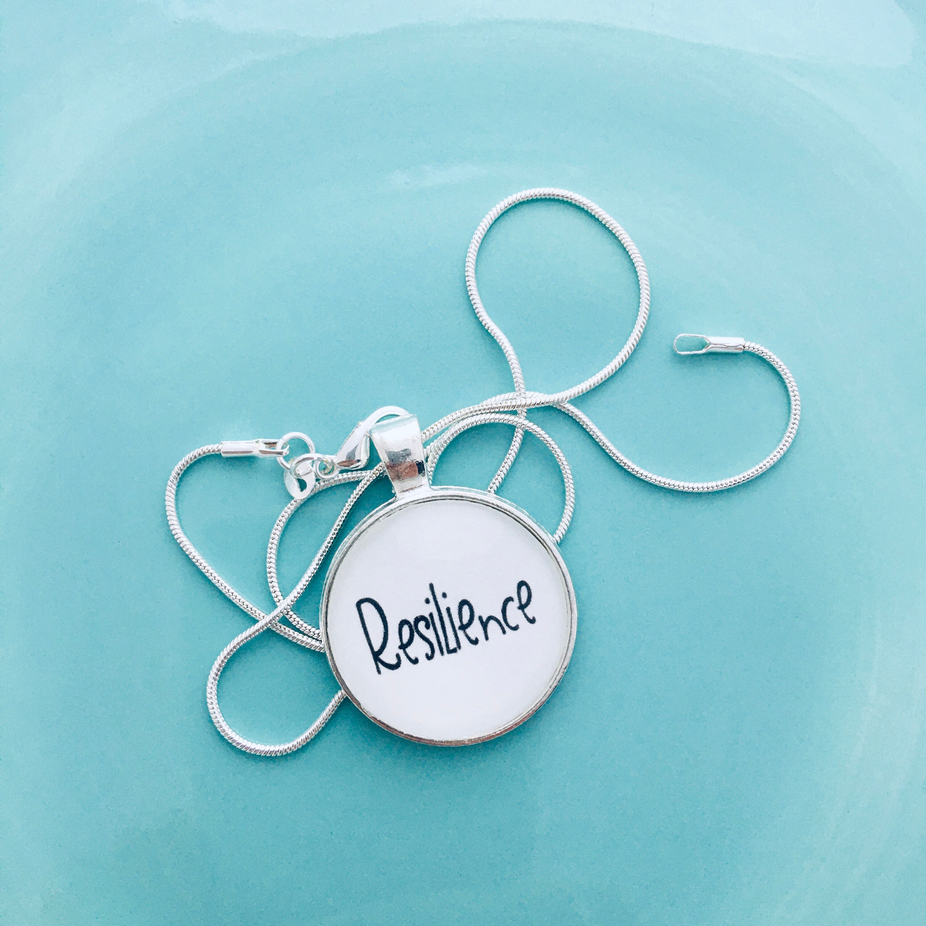 Resilience Necklace Word of the Year Meaningful Gift for | Etsy