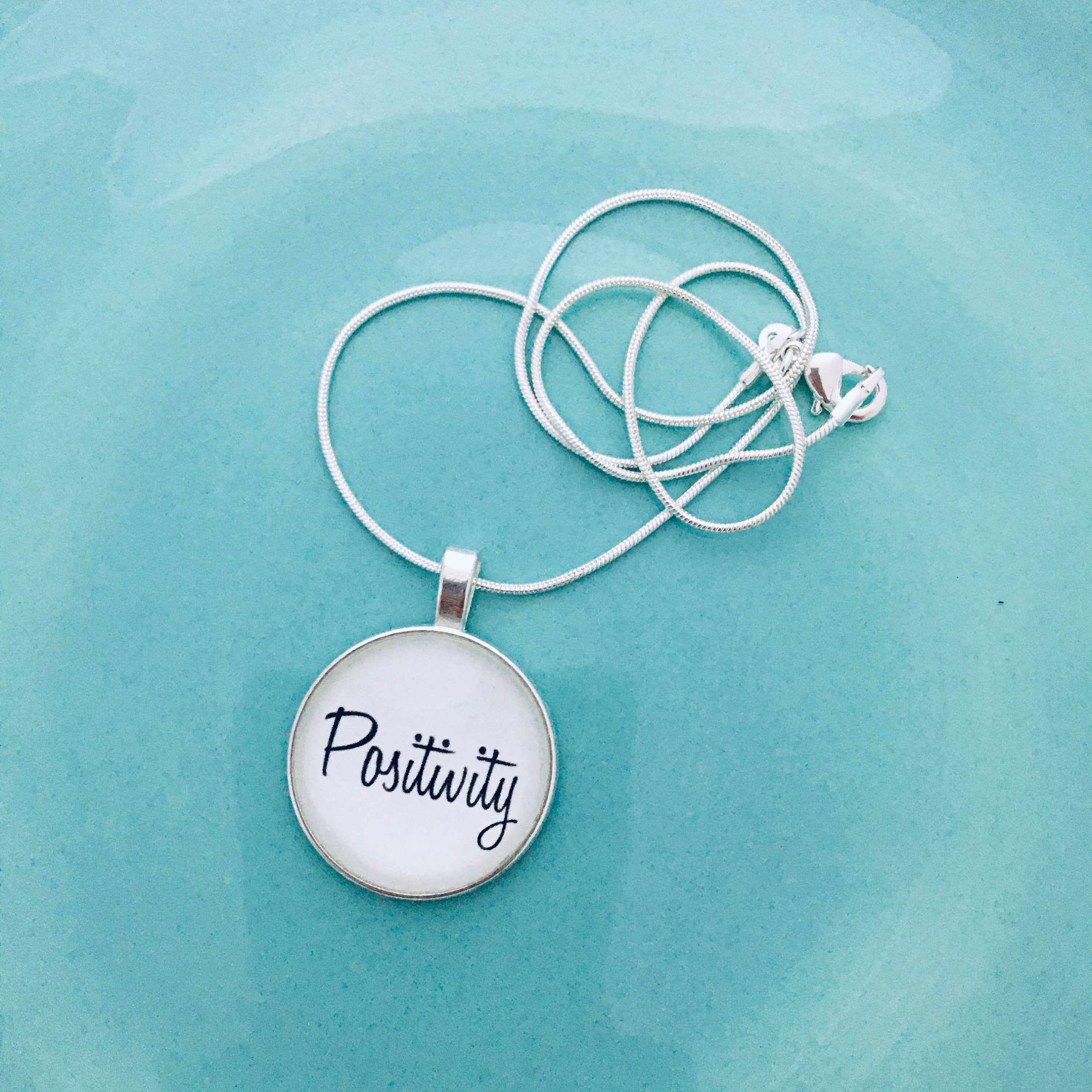 Positivity Necklace for Women Positive Word Gift Meaningful - Etsy