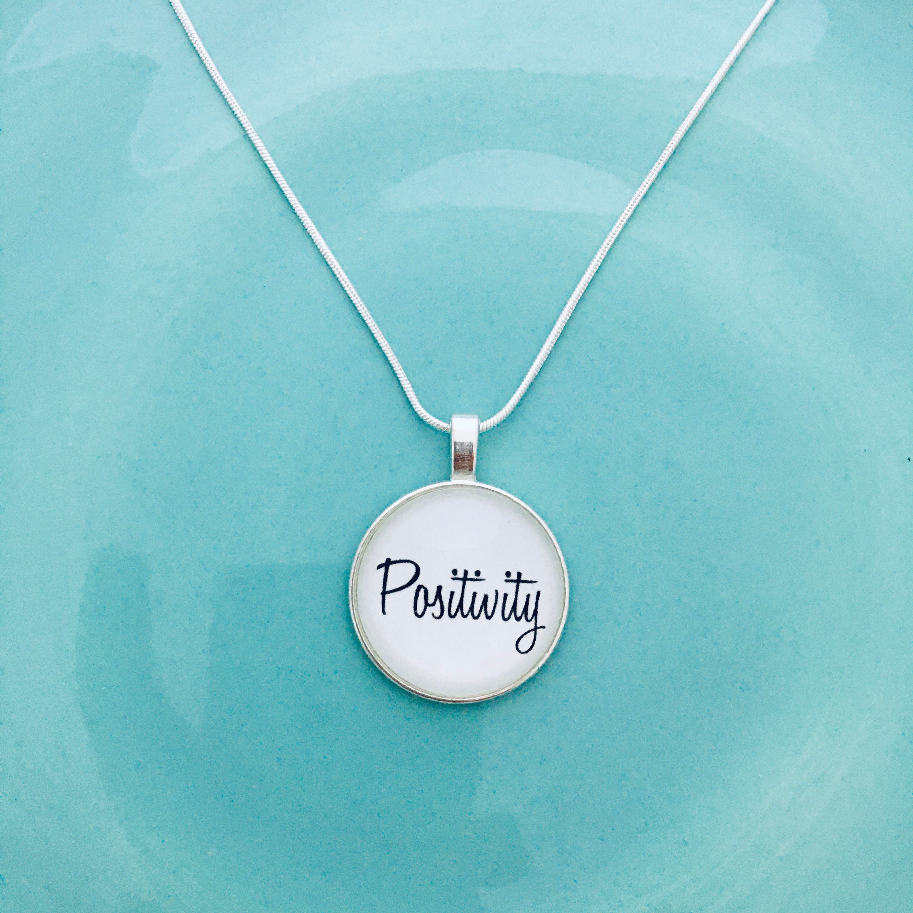 Positivity Necklace for Women Positive Word Gift Meaningful - Etsy
