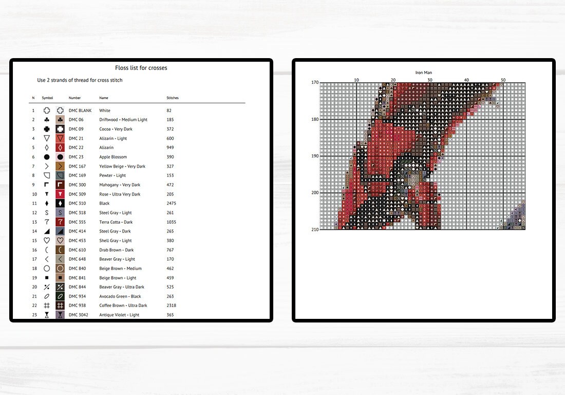 Superhero Beading Patterns: Cross-stitch Peyote Loom Miyuki - Etsy
