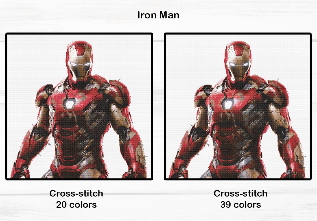 Superhero Beading Patterns: Cross-stitch Peyote Loom Miyuki - Etsy