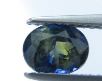 1.80 Cts Natural Bi-color Sapphire Loose Gemstone Oval Cut - Etsy