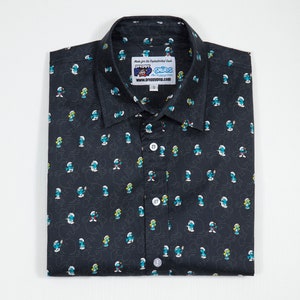 Smurfs X Preppy Pop - Short Sleeve Button up Shirt - LIMITED EDITION - Etsy