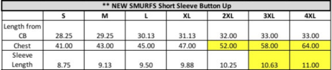 Smurfs X Preppy Pop - Short Sleeve Button up Shirt - LIMITED EDITION - Etsy