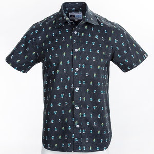 Smurfs X Preppy Pop - Short Sleeve Button up Shirt - LIMITED EDITION - Etsy