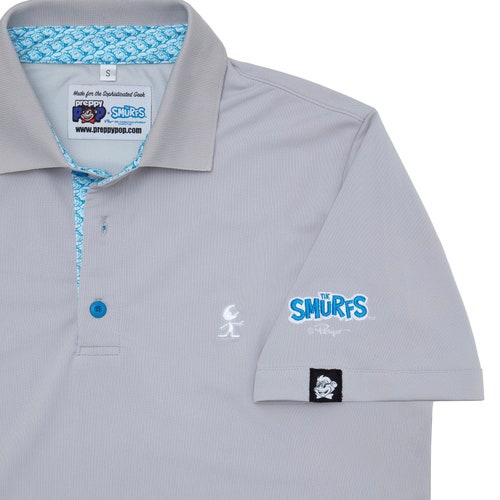 Smurfs X Preppy Pop Smurf AOP Signature Polo Shirt - Etsy