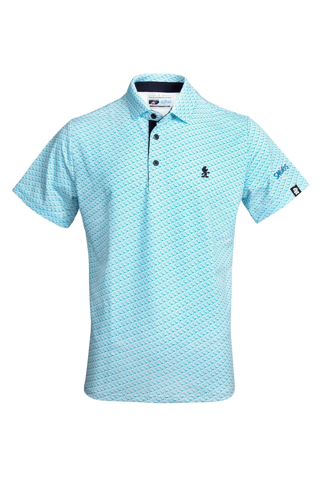 Smurfs X Preppy Pop - Smurf AOP Signature Polo Shirt - Etsy