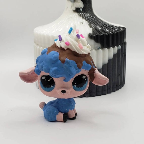 Custom Littlest Pet Shop Lsp Remake Blueberry Cream Lamb - Etsy