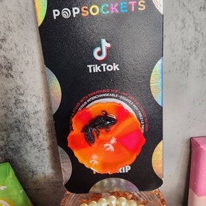 Koi Fish Ocean Glitter Resin on Authentic Popsocket - Etsy