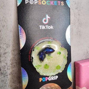 Koi Fish Ocean Glitter Resin on Authentic Popsocket - Etsy