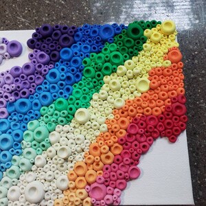 Polymer Clay Handmade Barnacles Art Piece. Rainbow Sea Life. Ooak - Etsy UK