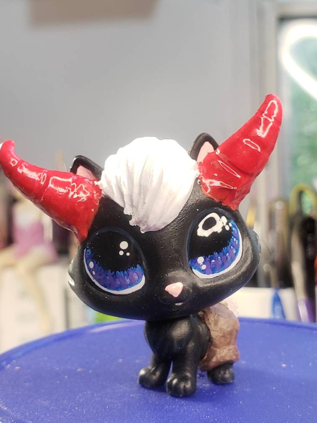 Custom Littlest Pet Shop Lsp Remake Demon Horns Kitty - Etsy