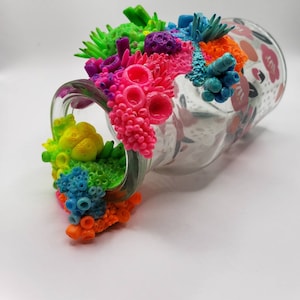 Polymer Clay Ocean Sea Life Sculpture. Handmade Ooak Coral - Etsy