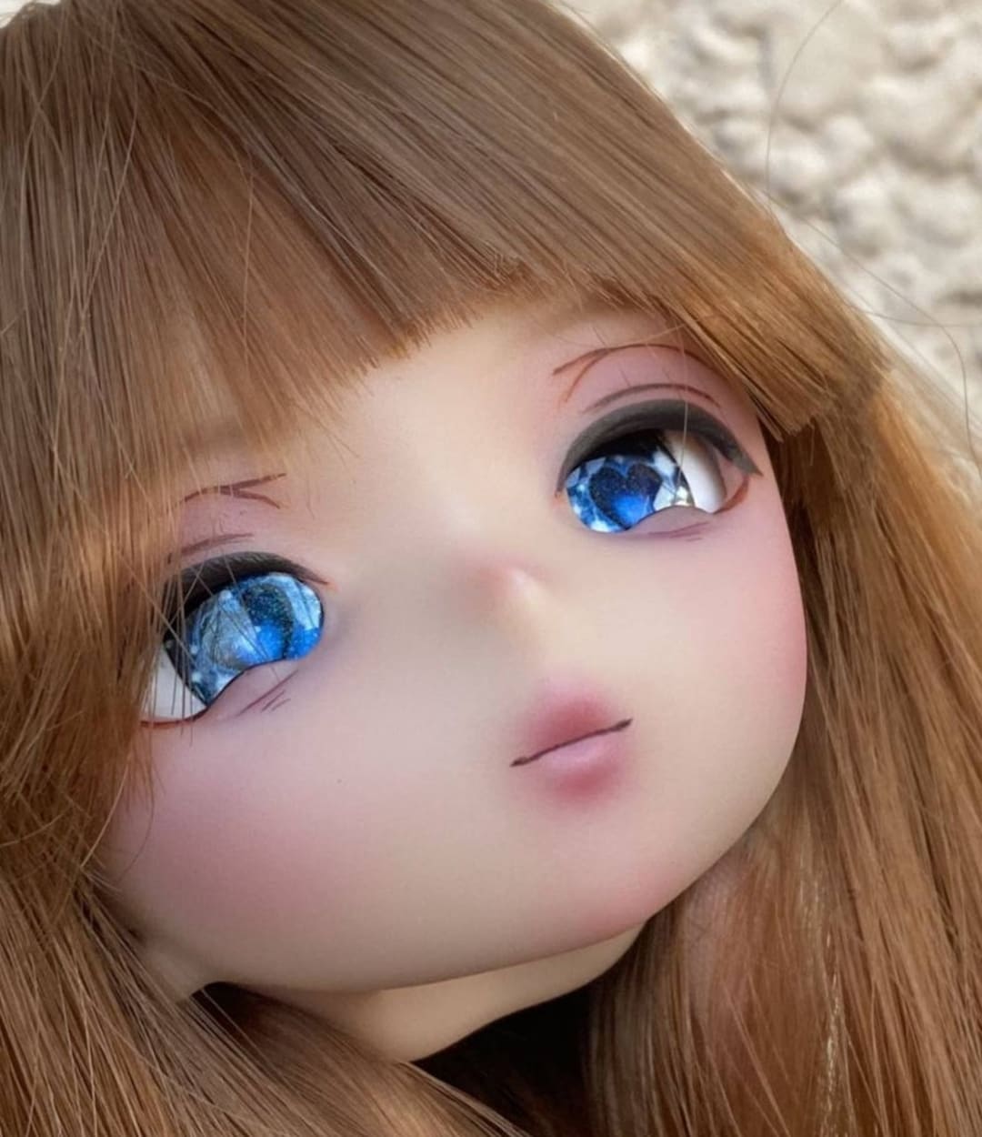 Gorgeous Custom Imomodoll Head in Tan Skin Tone 1/4 Size - Etsy