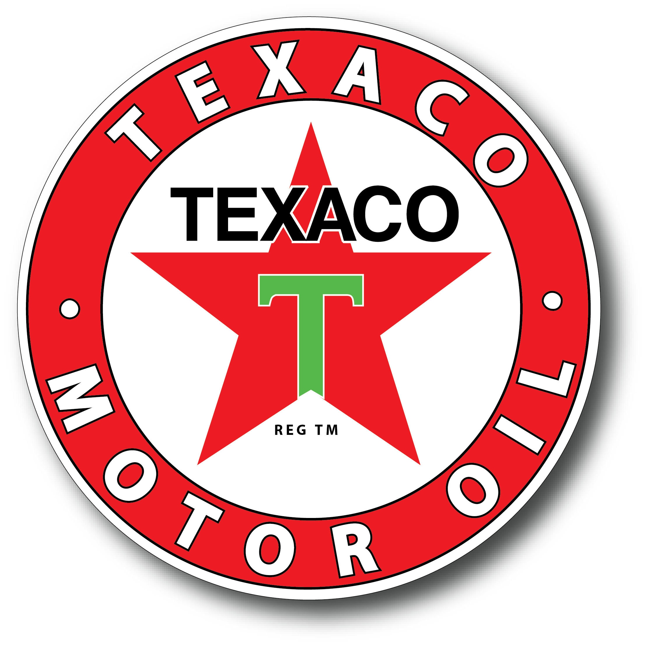 Texaco Motor Oil Super High Gloss 24 Inch Outdoor Durable - Etsy